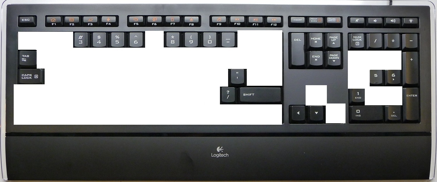 ST145 Key for keyboard Logitech K740 | eBay