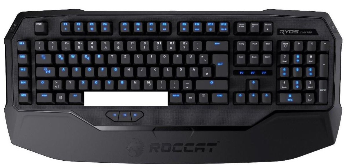 Roccat Ryos ROC-12-854-BN/NO/MX BROWN Replacement Keys Keycaps - Laptop ...